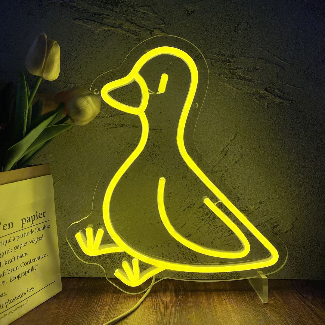 Duck Neon Sign – LightUpWorlds